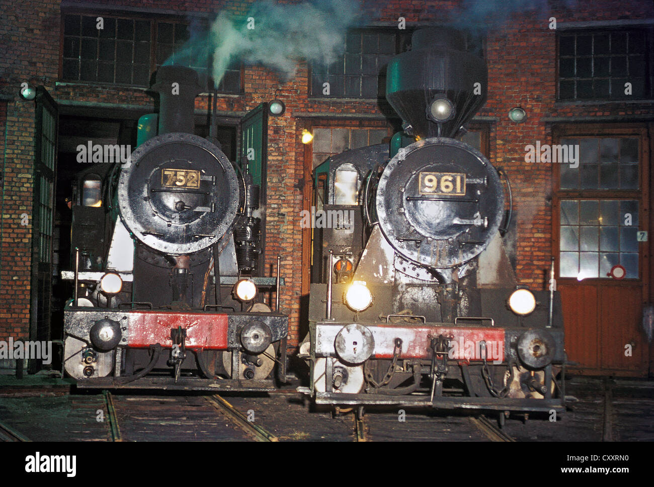 Finnish Railway's tank engine of Classes VR2 and VR3 outside the ...