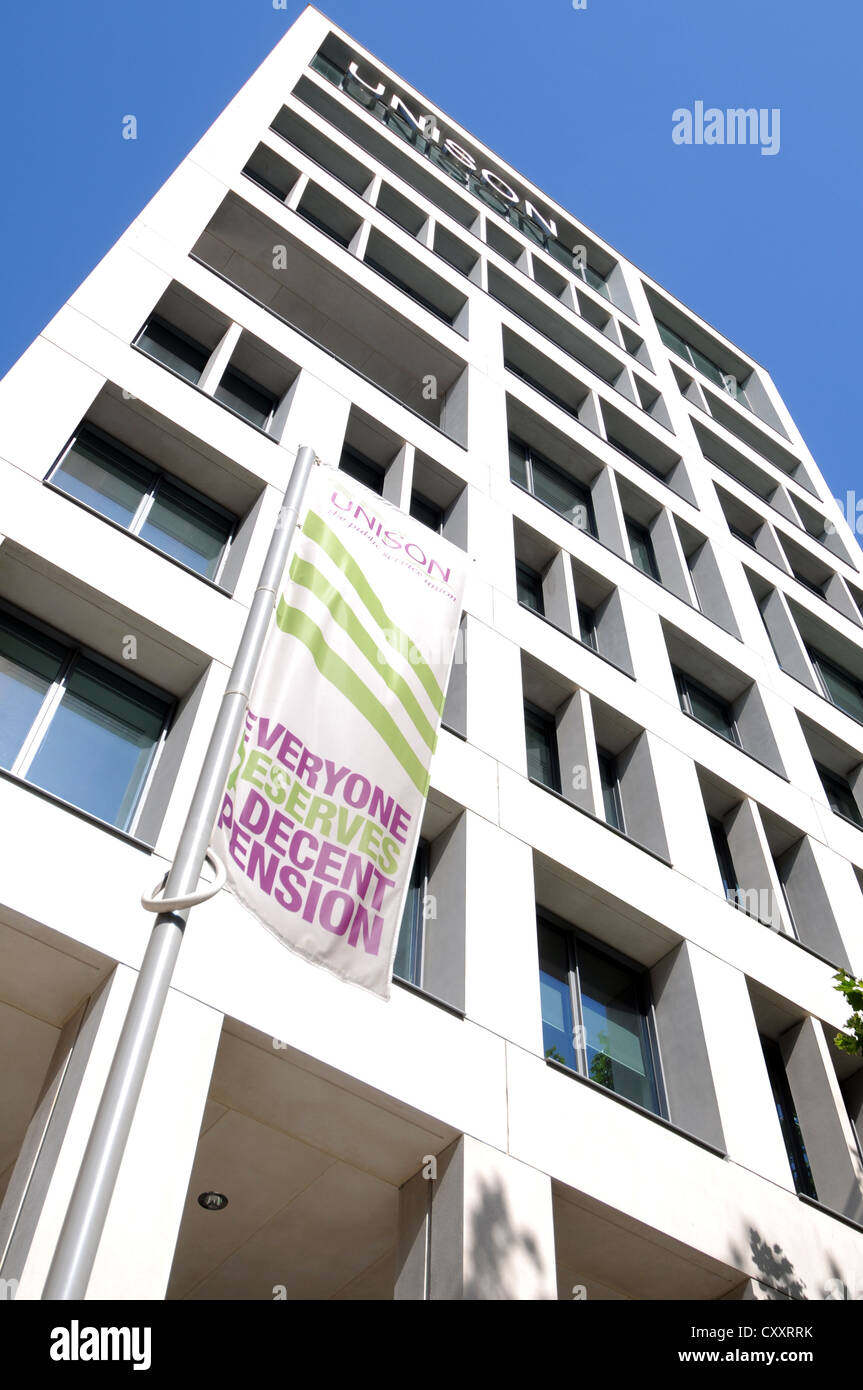 UNISON Headquarters, "Euston Road", London, England, Britain, UK Stock ...