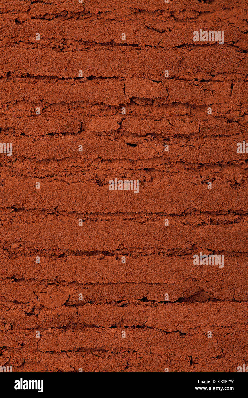 abstract brown background, horizontal rows powder texture Stock Photo ...