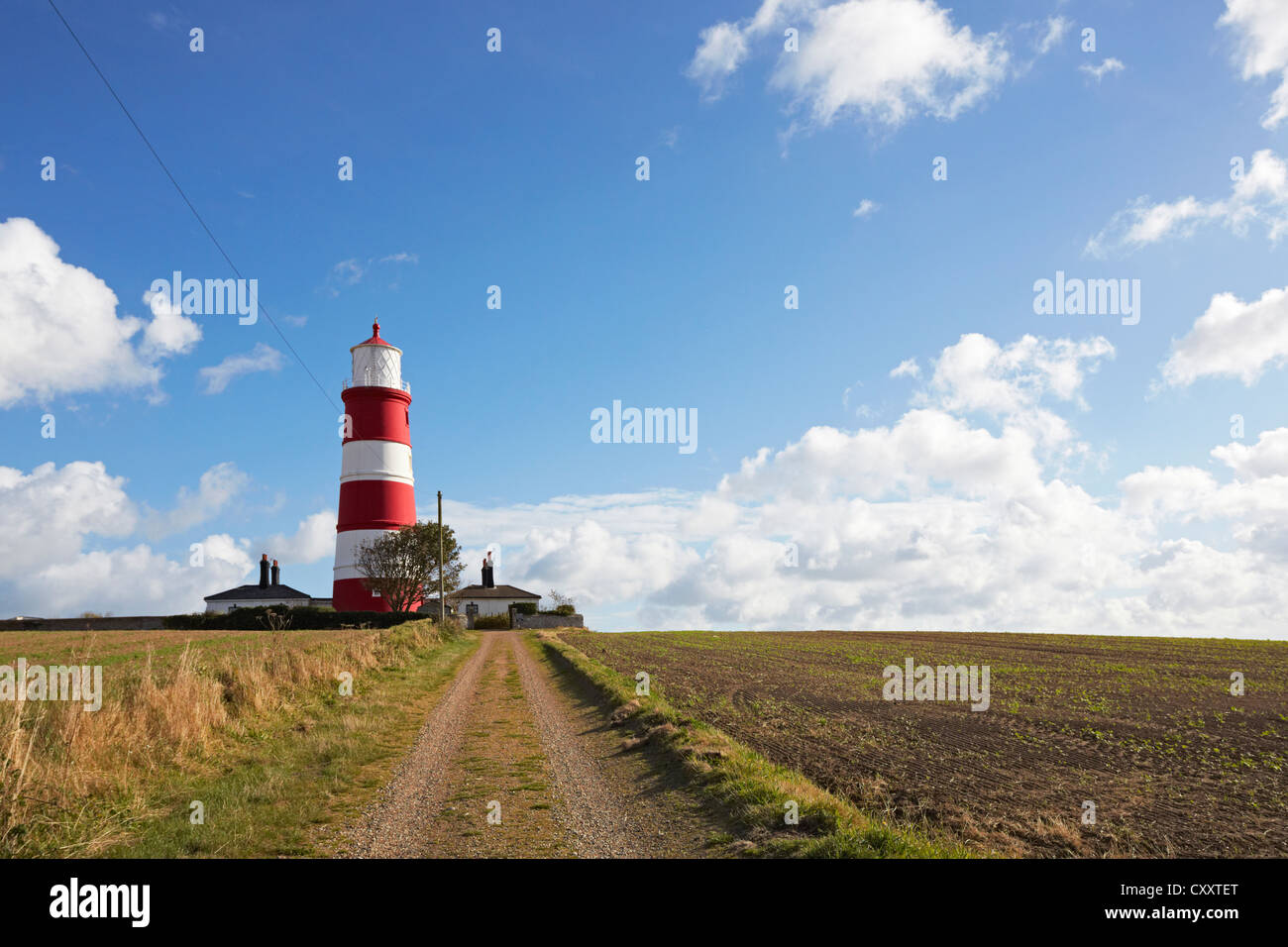 North Norfolk Happisburgh lighthouse Stock Photo - Alamy
