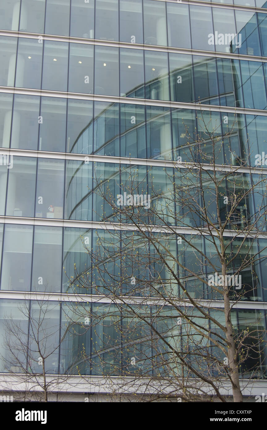 Glass facade of a modern office building Stock Photo - Alamy