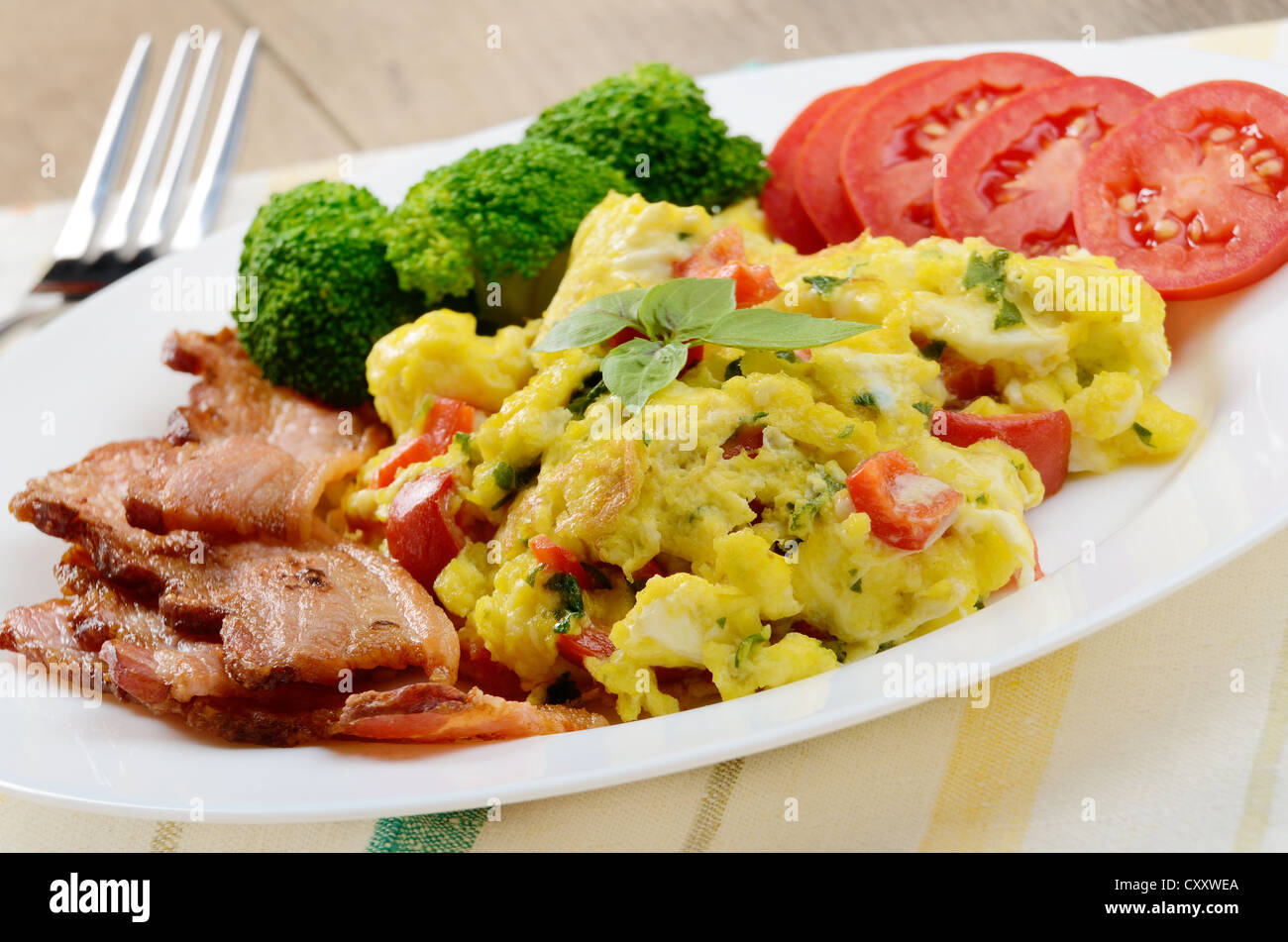 Fried scrambled meat hi-res stock photography and images - Alamy