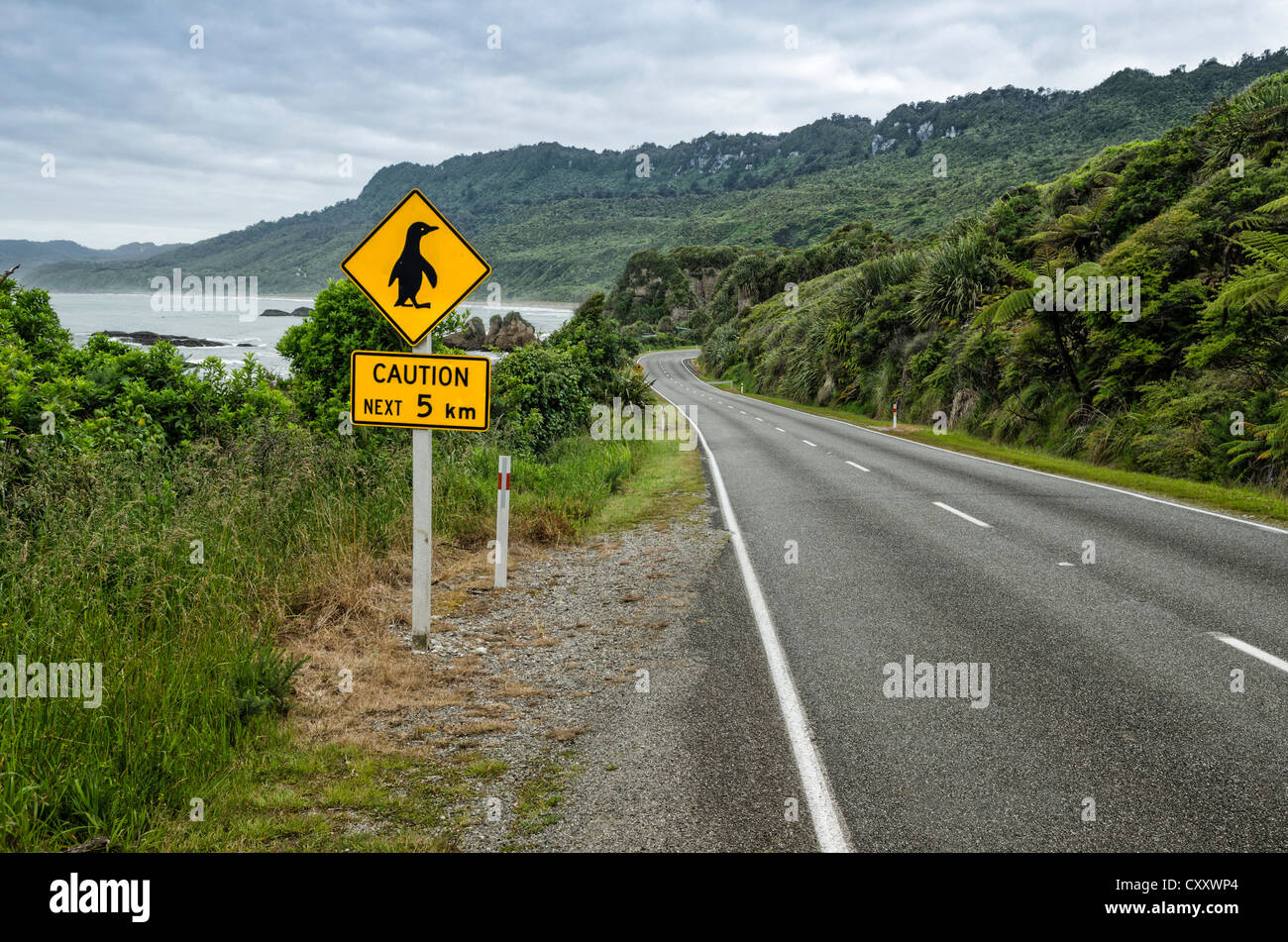 New zealand road signs hi-res stock photography and images - Alamy