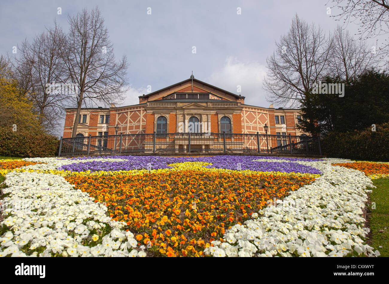 Bayreuth Festspielhaus or Bayreuth Festival Theatre, Wagner Festival in ...