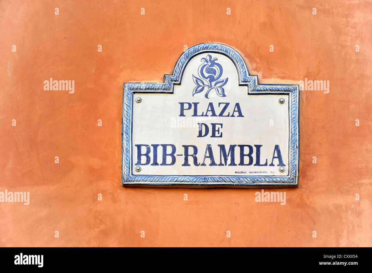 Street sign granada spain hi-res stock photography and images - Alamy