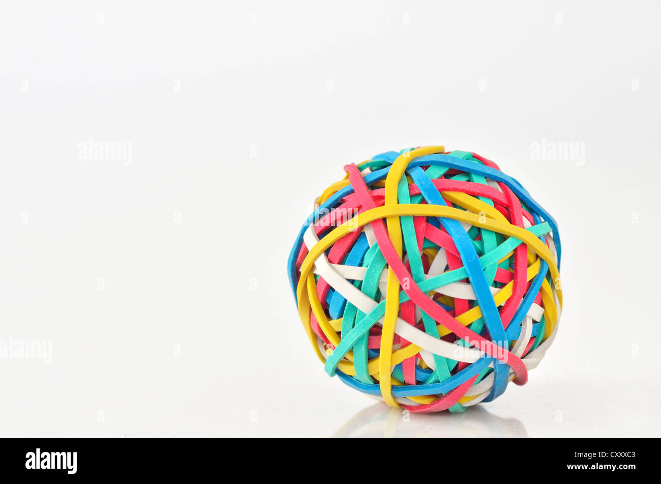 Rubber Band Ball Stock Photo - Alamy