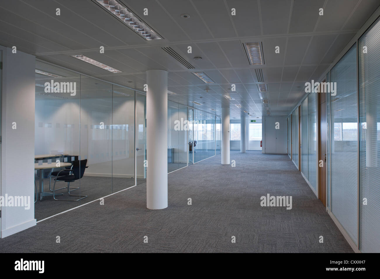 Commercial office interior Stock Photo - Alamy