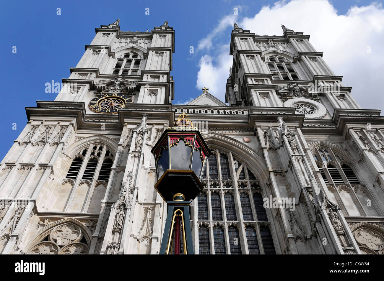 The twin towers of Westminster Abbey, London, England, United Kingdom ...