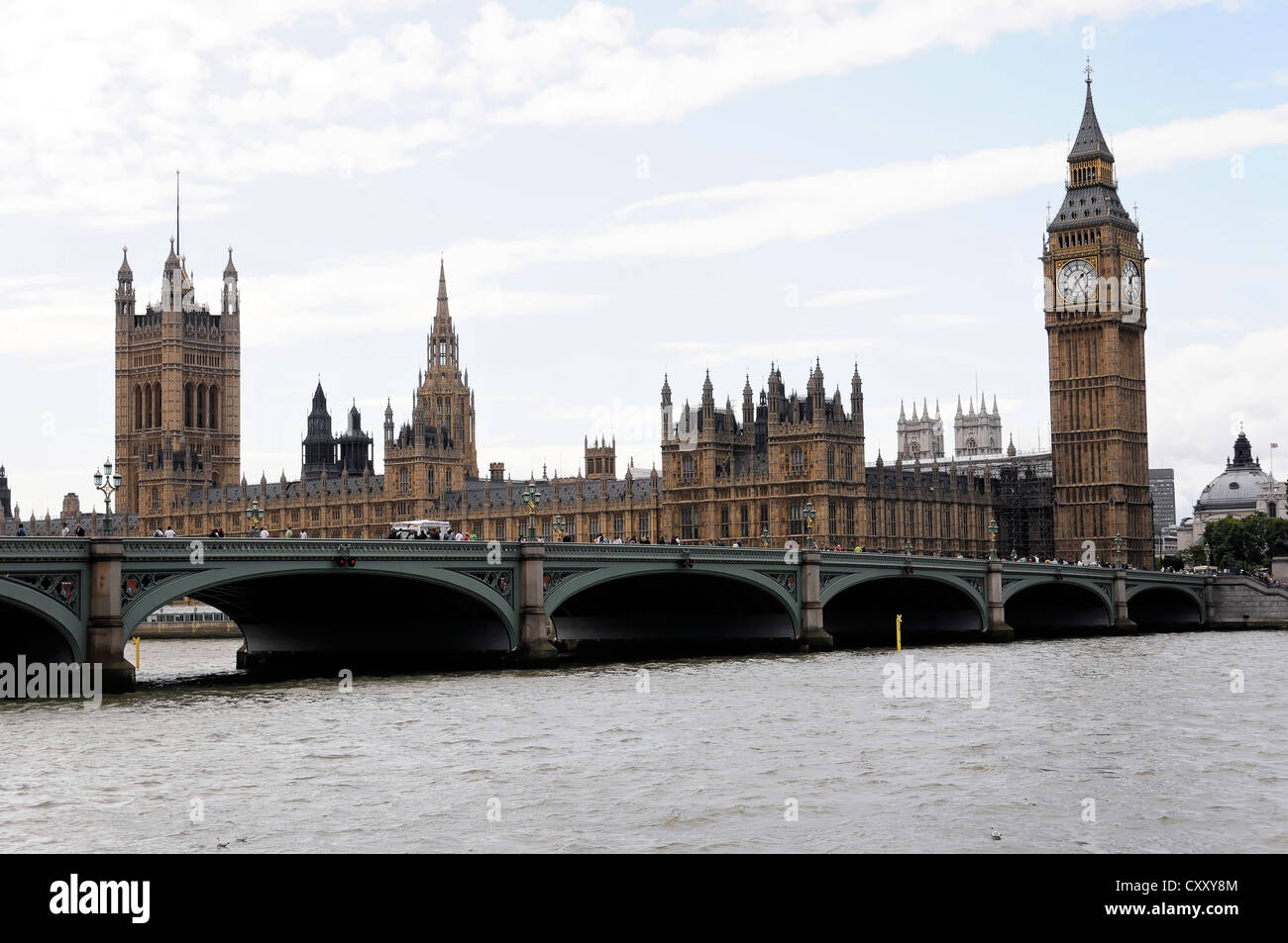Palace of Westminster with the clock tower Big Ben, UNESCO World ...