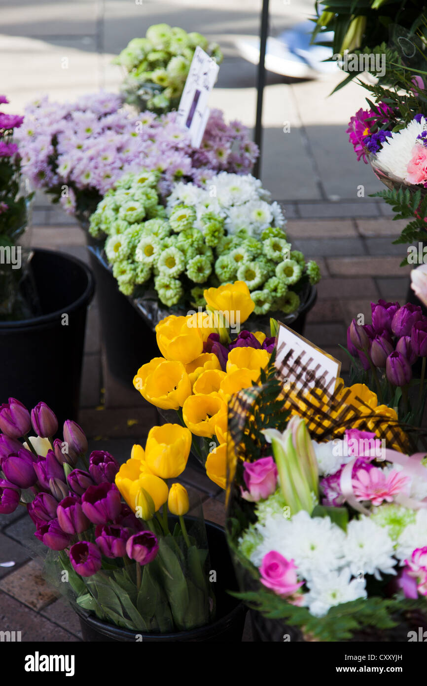 Market stall flowers hi-res stock photography and images - Alamy