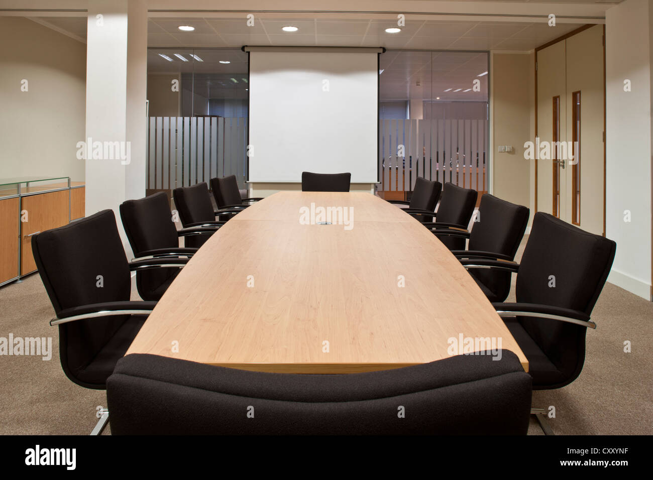 Commercial office interior Stock Photo - Alamy