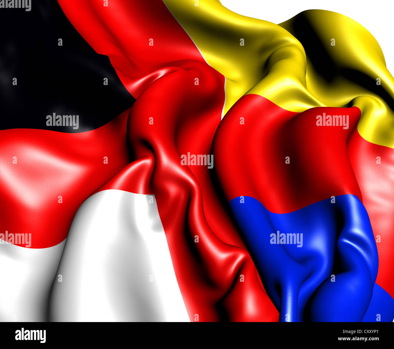 Empire of China Flag (1915-1916). Close Up Stock Photo - Alamy