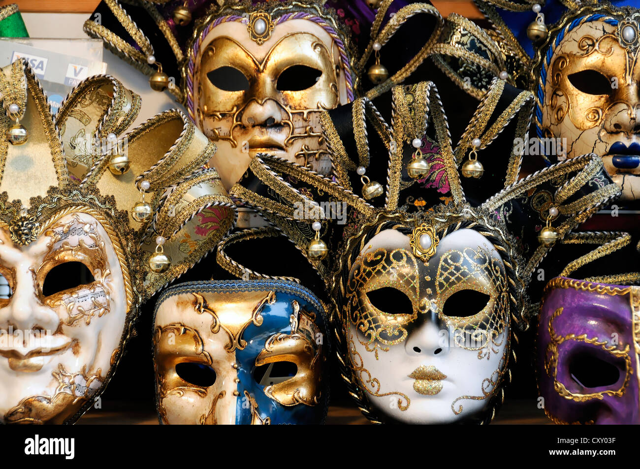 Masks, souvenirs, Venice, Veneto, Italy, Europe Stock Photo - Alamy