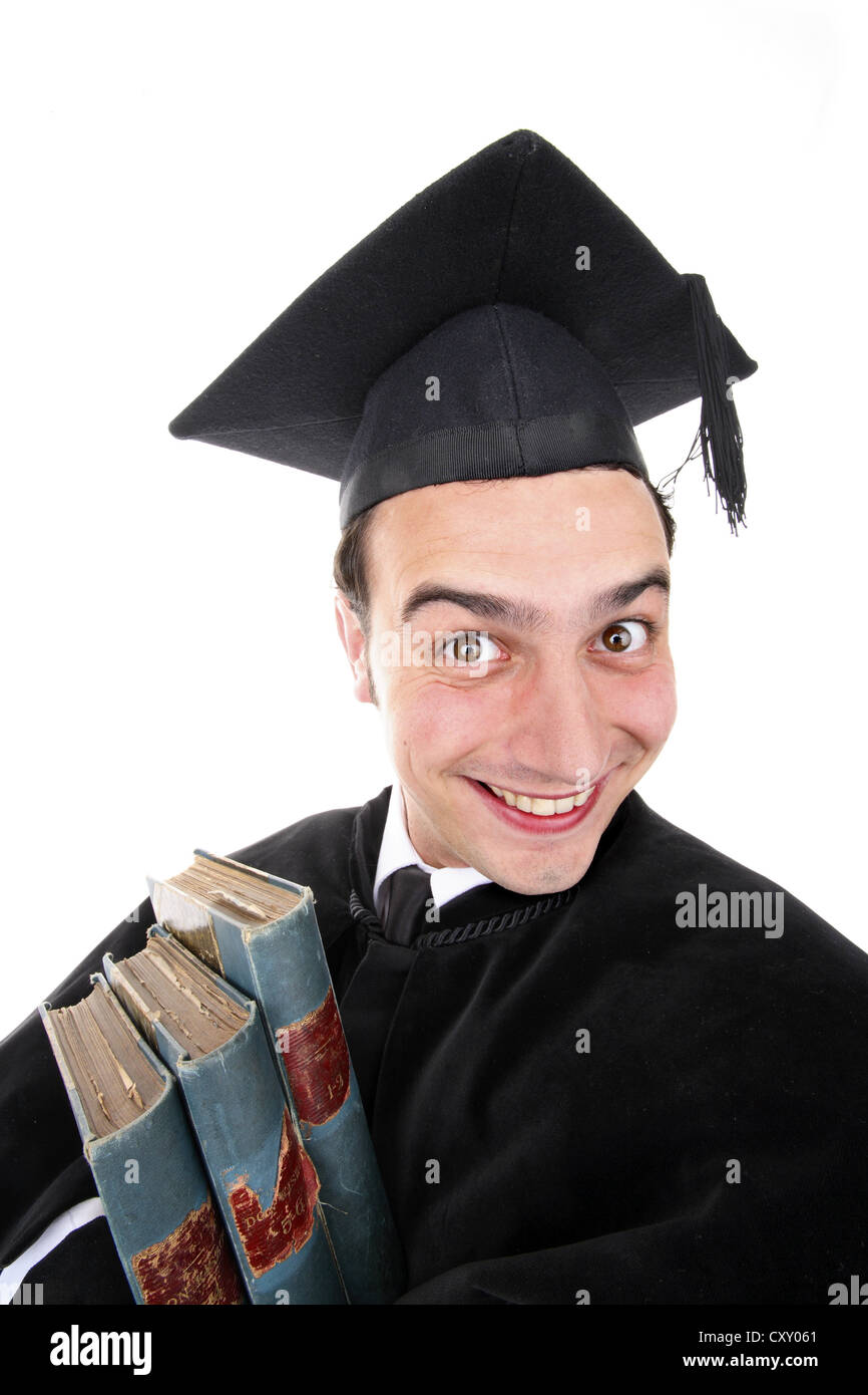 Portrait man wearing graduation cap hi-res stock photography and images ...