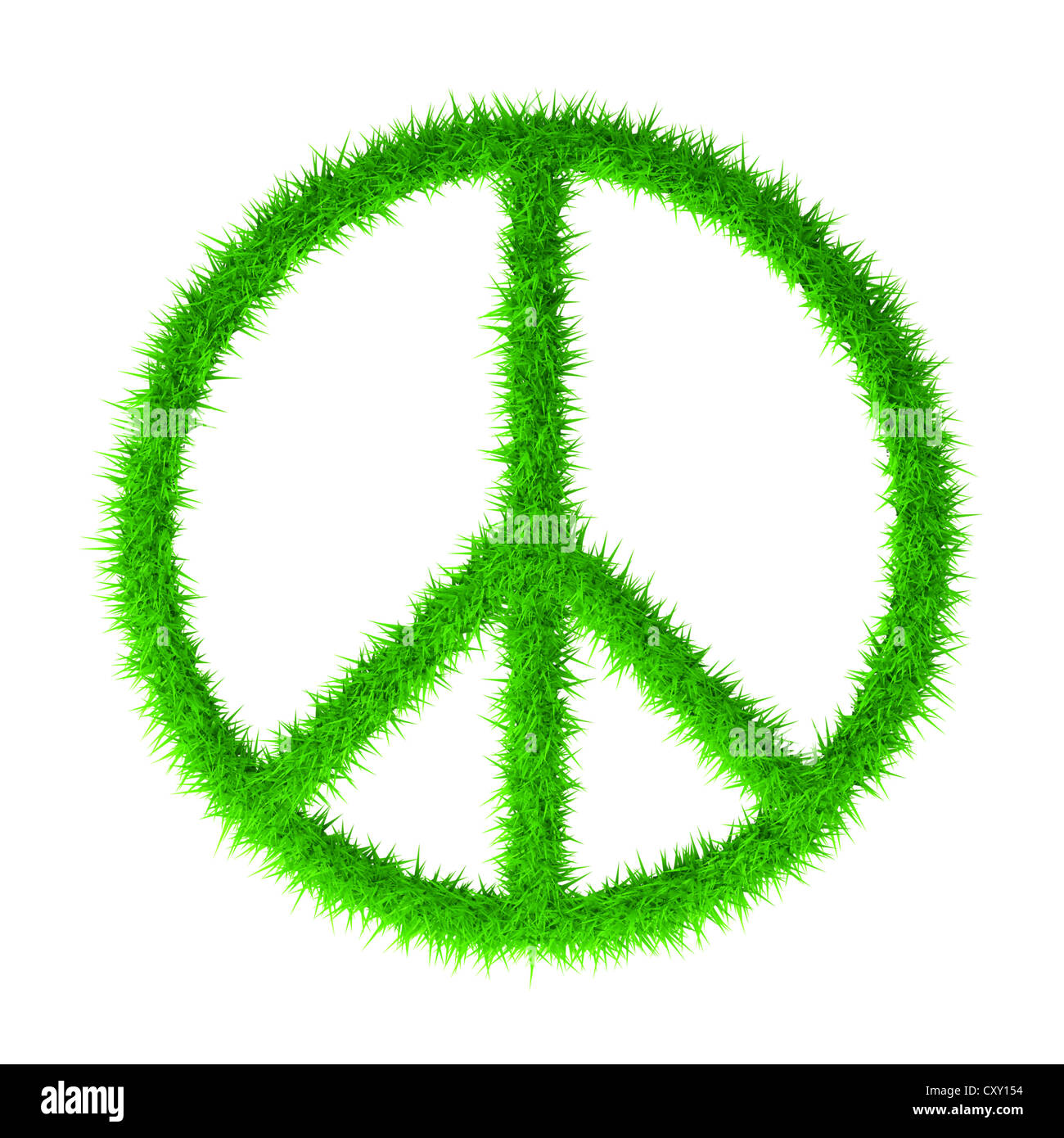 Peace sign isolated on white Stock Photo - Alamy
