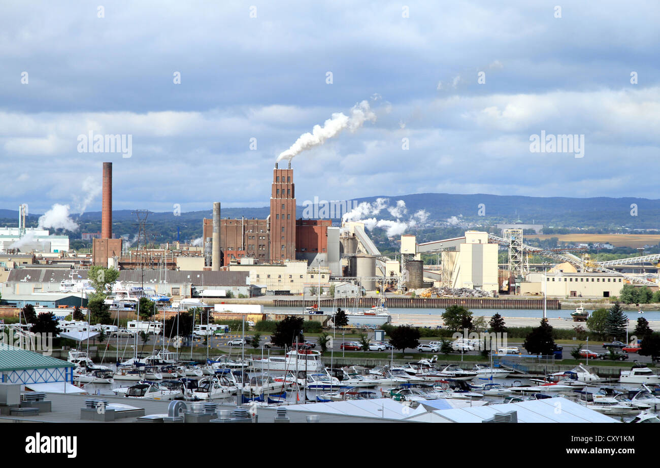Quebec City Industrial Site Stock Photo - Alamy