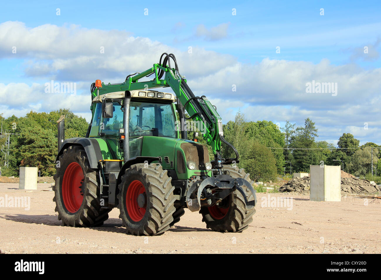Green tractor hi-res stock photography and images - Alamy