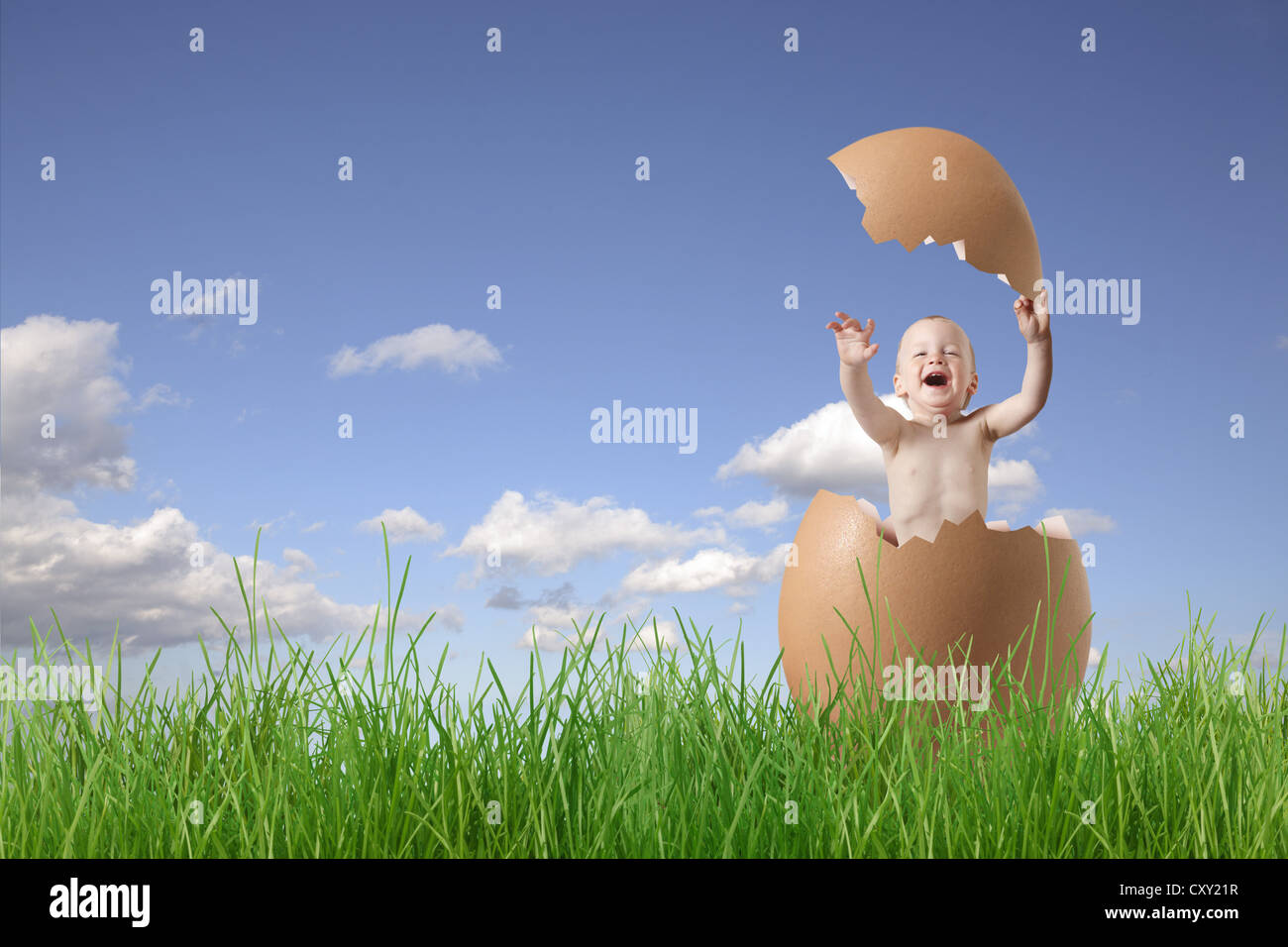 Egg hatching baby hi-res stock photography and images - Alamy