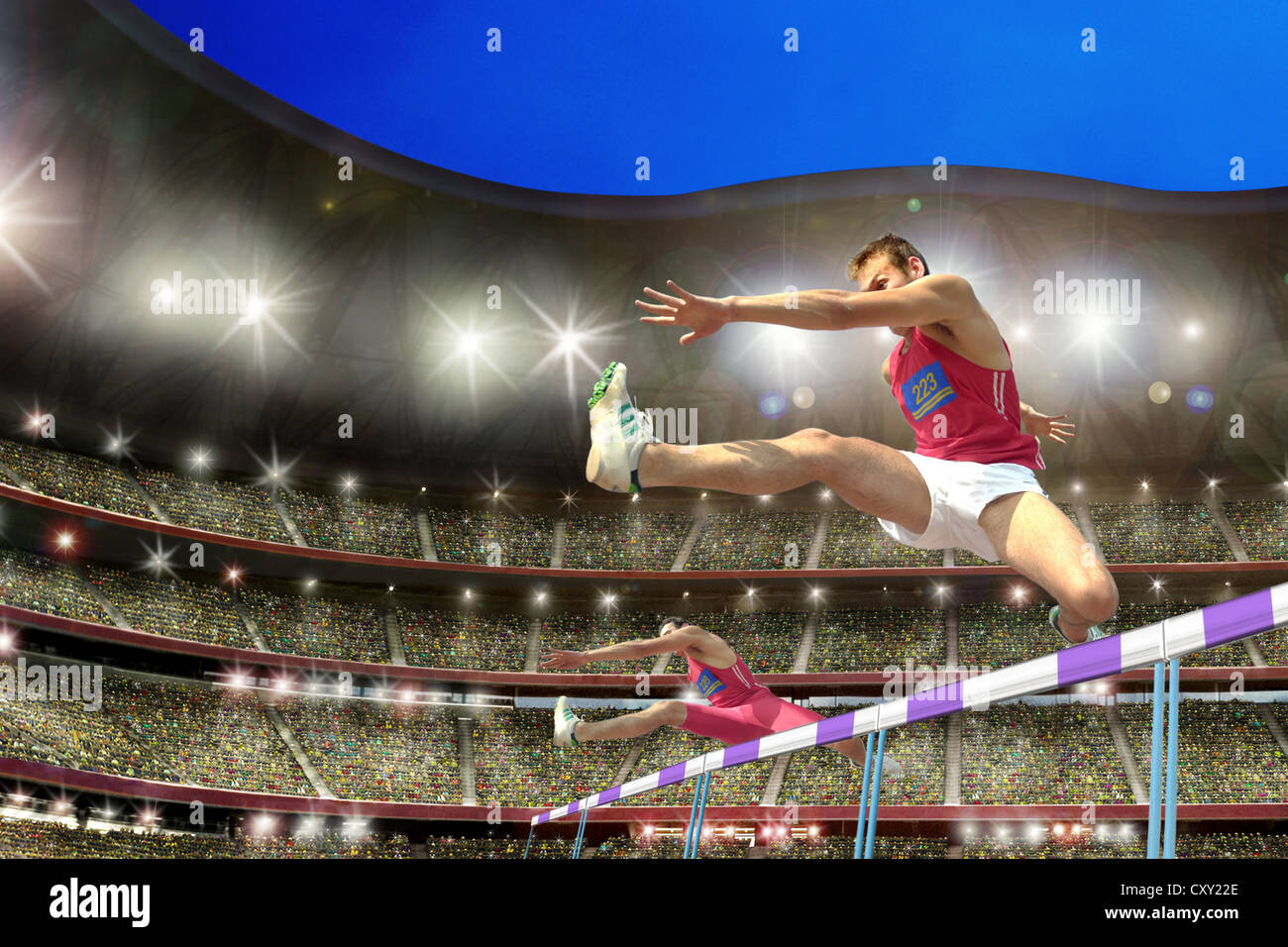 Hurdlers hi-res stock photography and images - Alamy