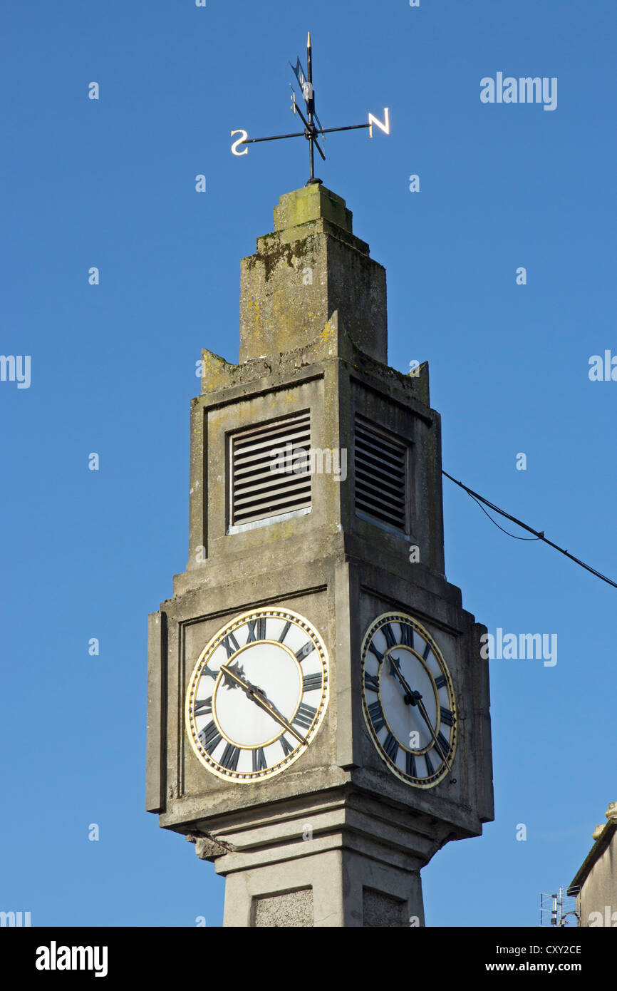 clock tower, Westport, County Mayo, Republic of Ireland Stock Photo - Alamy