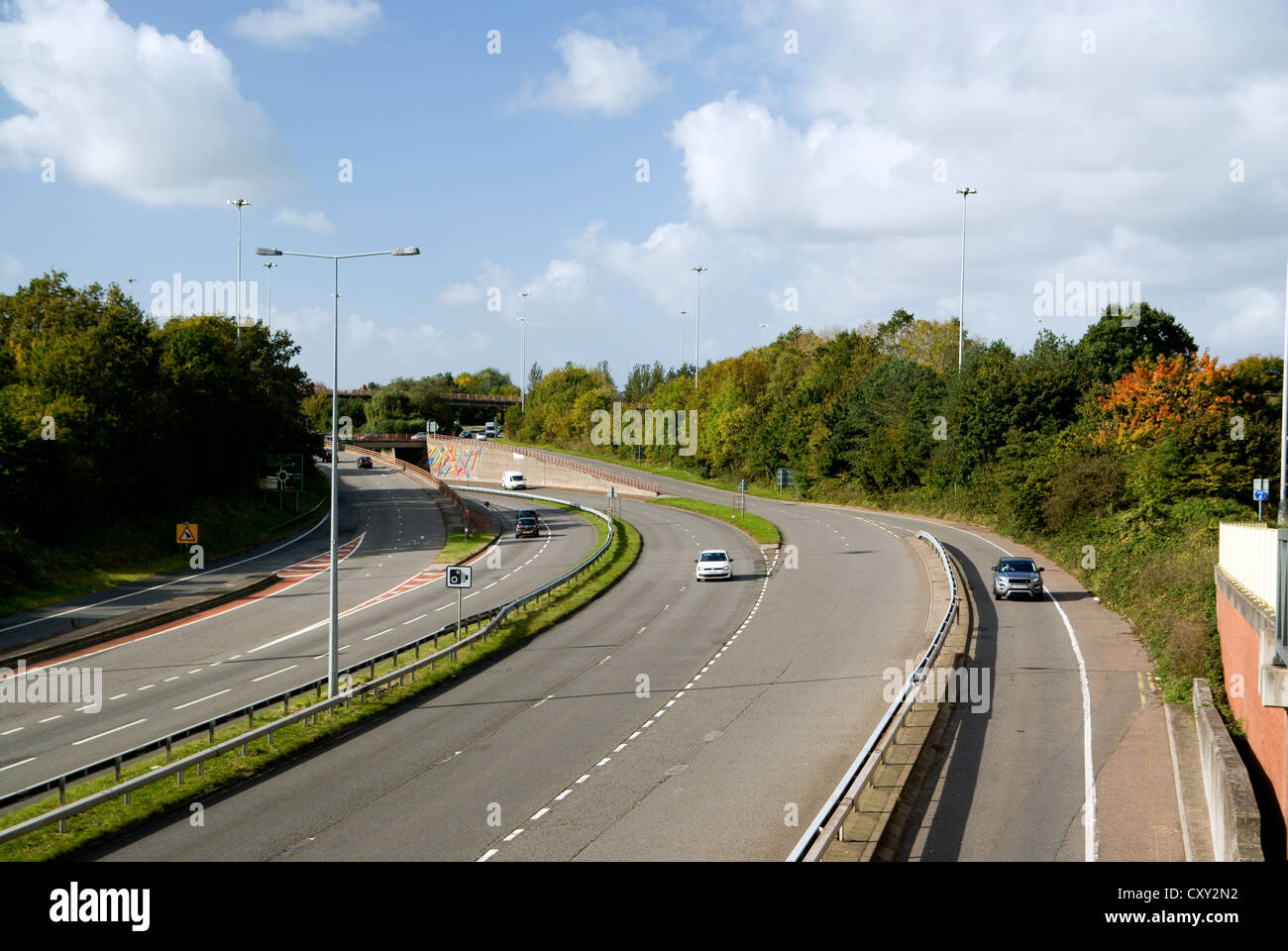 Western avenue, Gabalfa, Cardiff, Wales, UK Stock Photo - Alamy