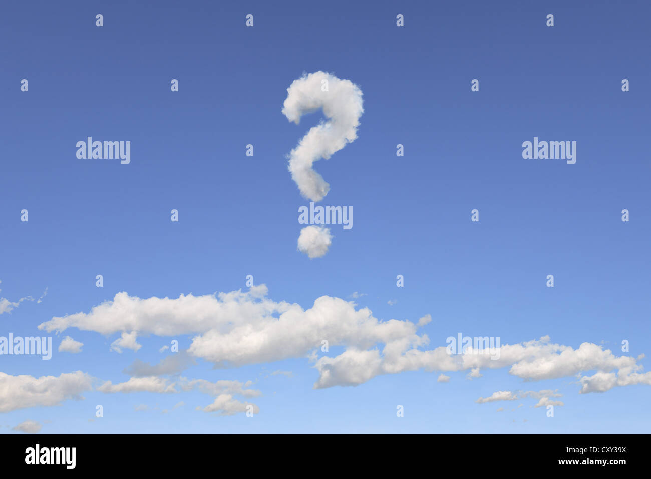 Question mark sky hi-res stock photography and images - Alamy