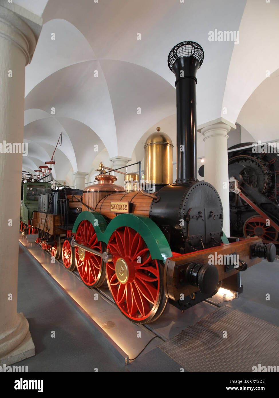 Saxonia locomotive hi-res stock photography and images - Alamy