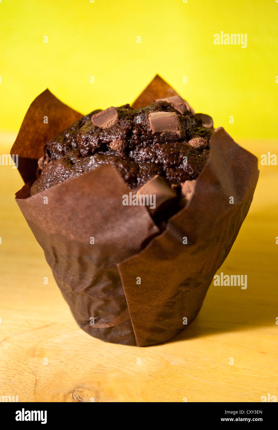 Chocolate muffin cake Stock Photo - Alamy
