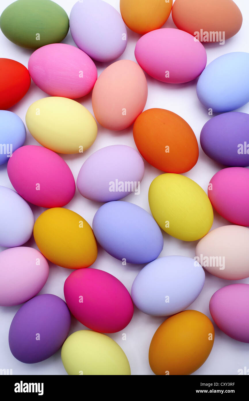 Colourful Easter eggs Stock Photo - Alamy