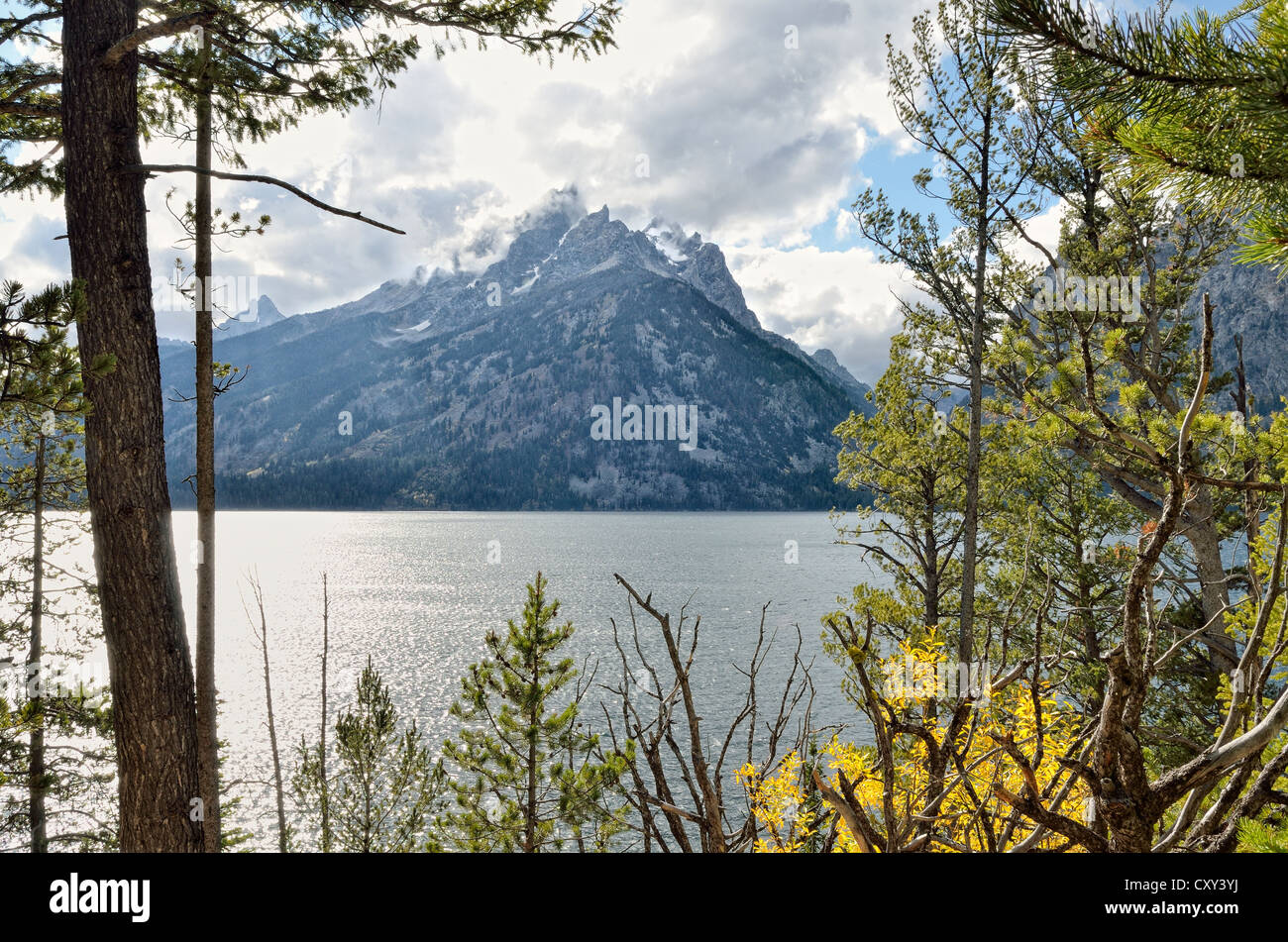 Jenny lake overlook grand teton hi-res stock photography and images - Alamy