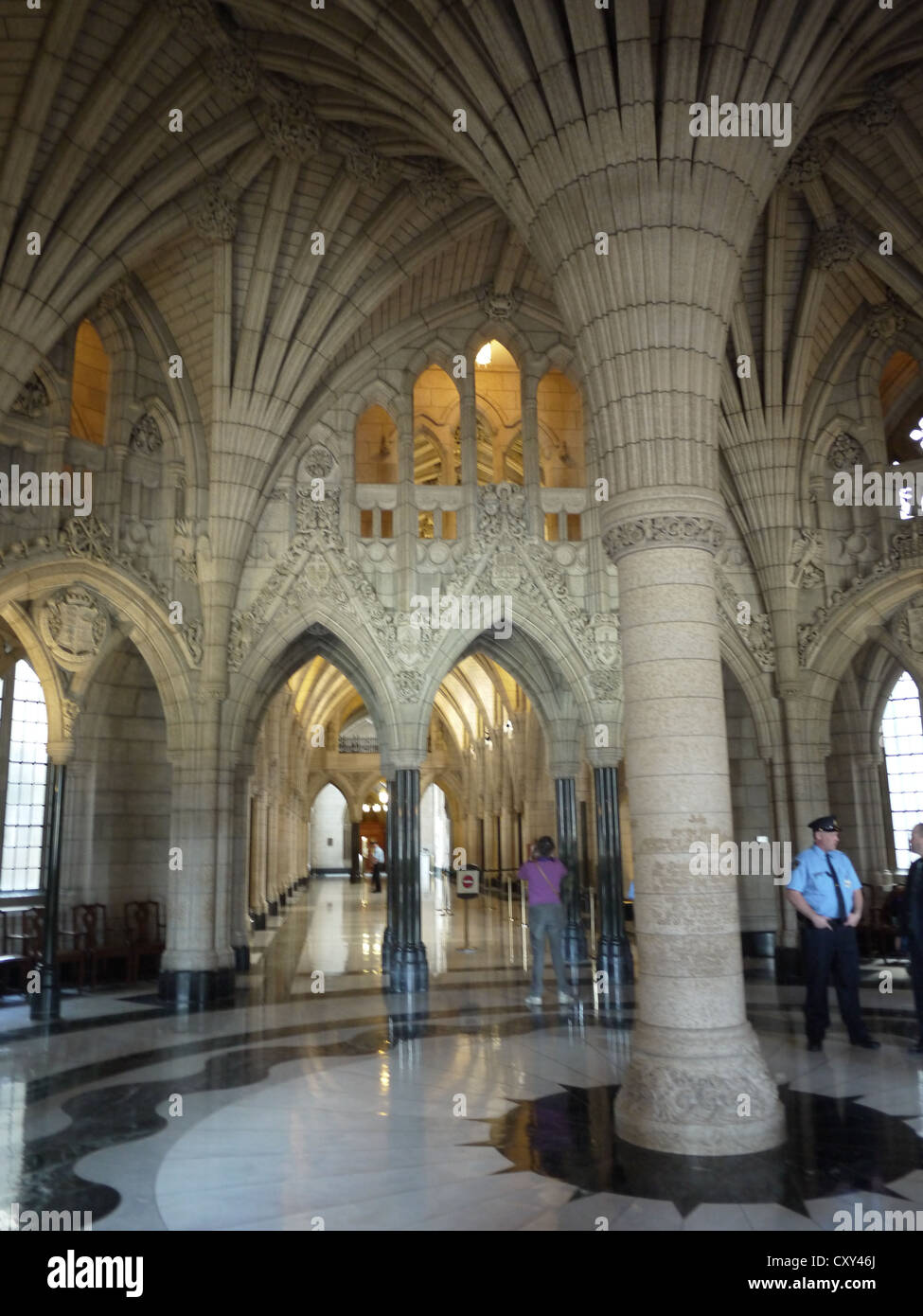 confederation hall parliament hill inside interior Stock Photo - Alamy