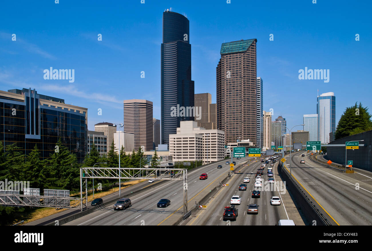 Seattle freeway hi-res stock photography and images - Alamy