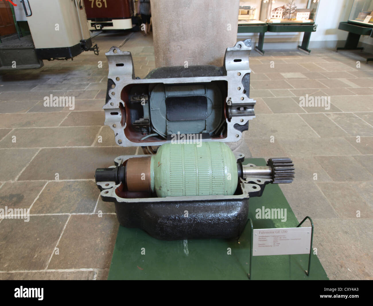 Fahrmotor GE 1200 Stock Photo - Alamy