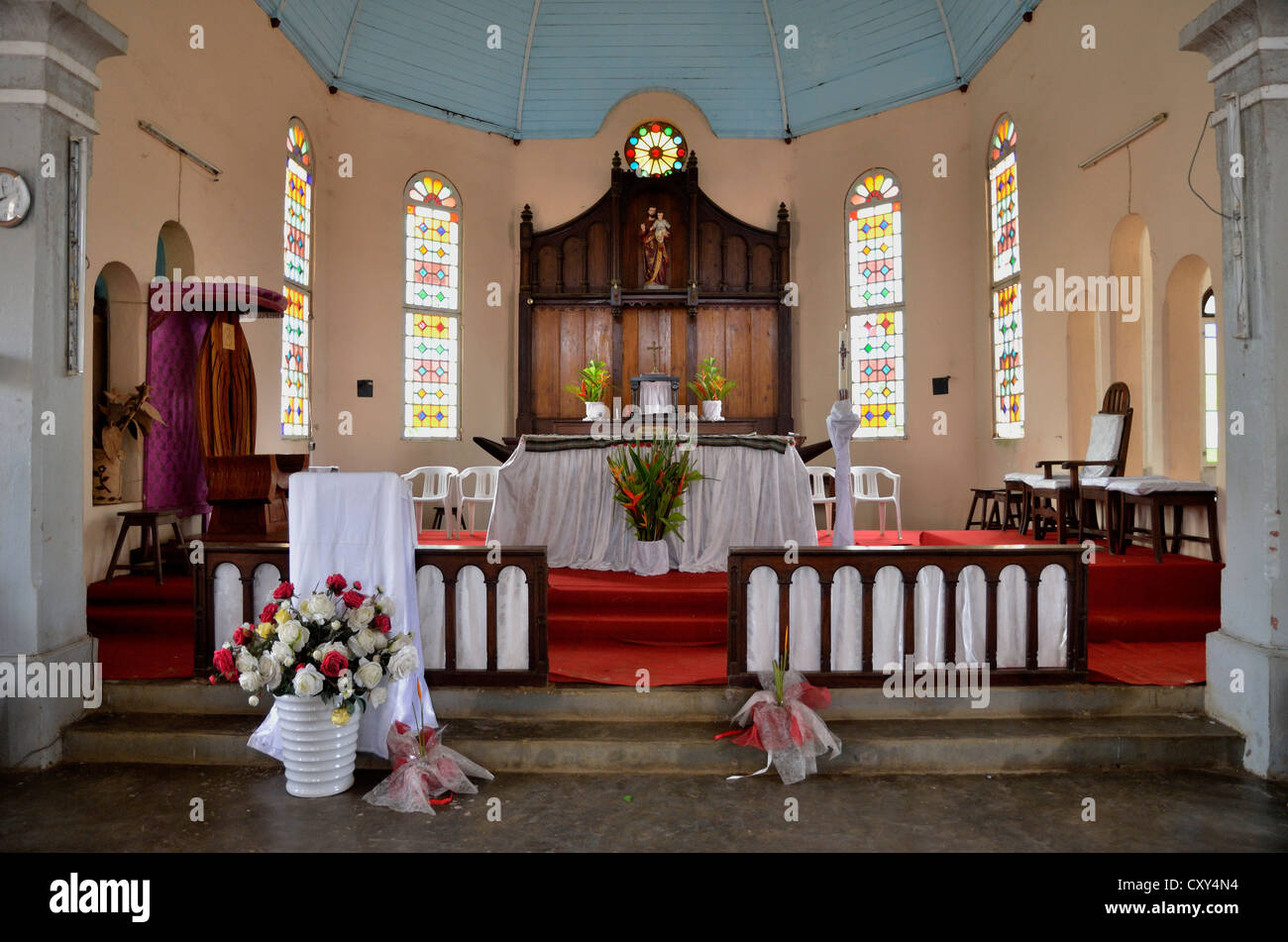 Altar of the Old German Church of the Catholic Pallottine Mission of ...