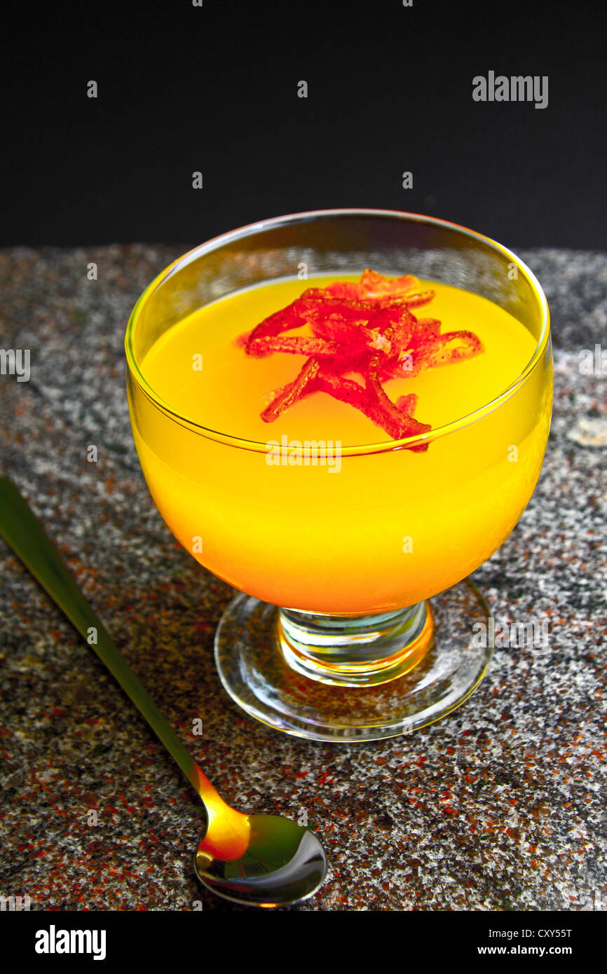 Orange jelly hi-res stock photography and images - Alamy