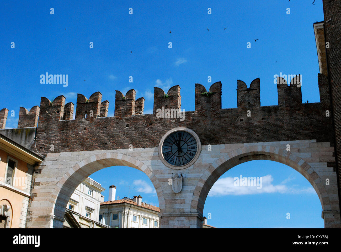 City gate of Verona, Italy Stock Photo - Alamy