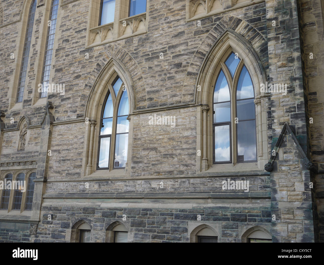 ottawa parliament hill building exterior details Stock Photo - Alamy