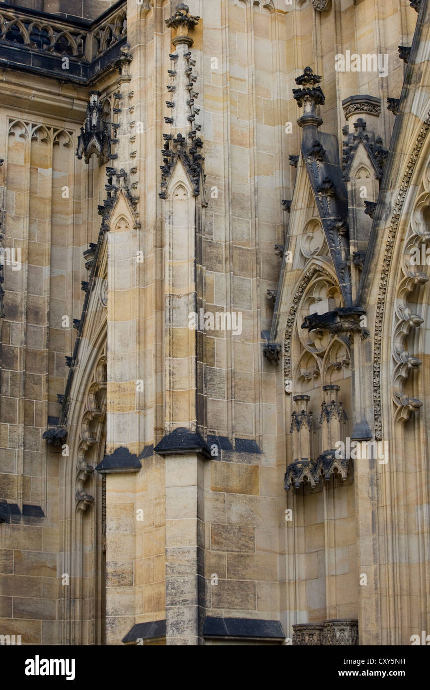 Prague Castle biggest castle in the world Abstract view of the castle ...
