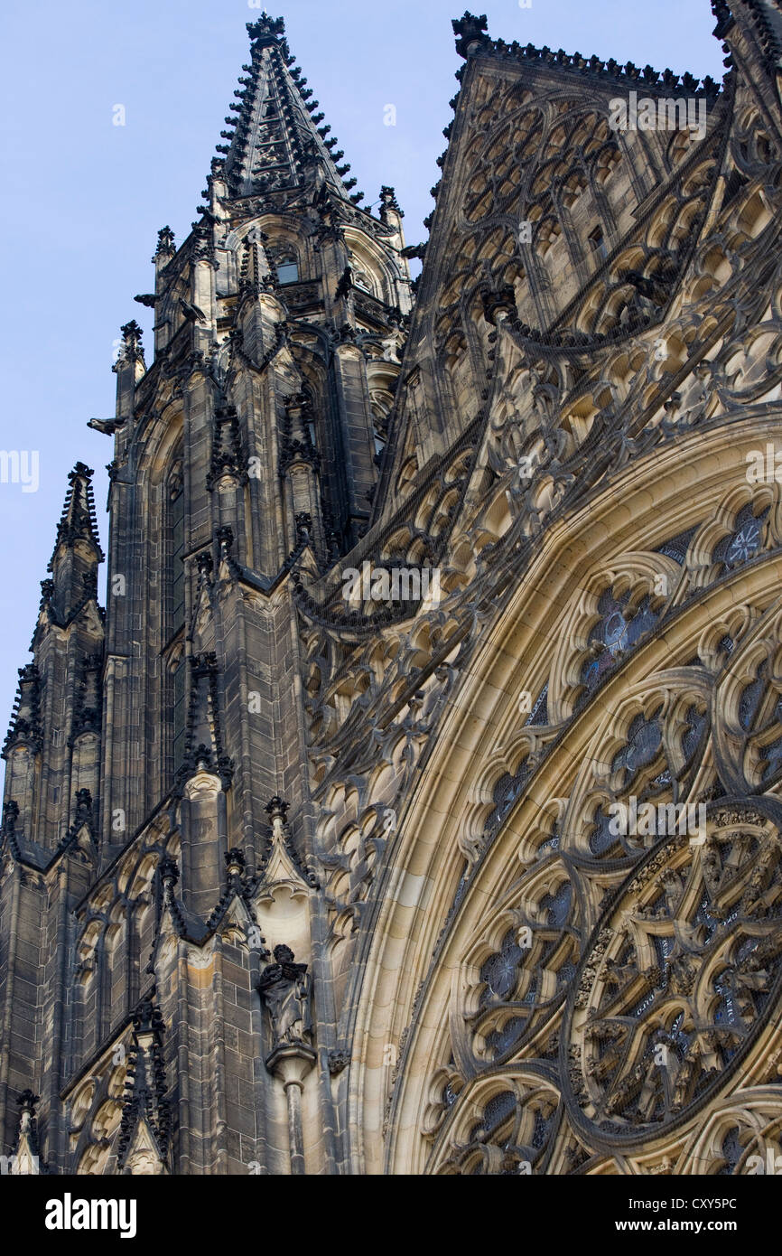 Prague Castle biggest castle in the world Abstract view of the castle ...