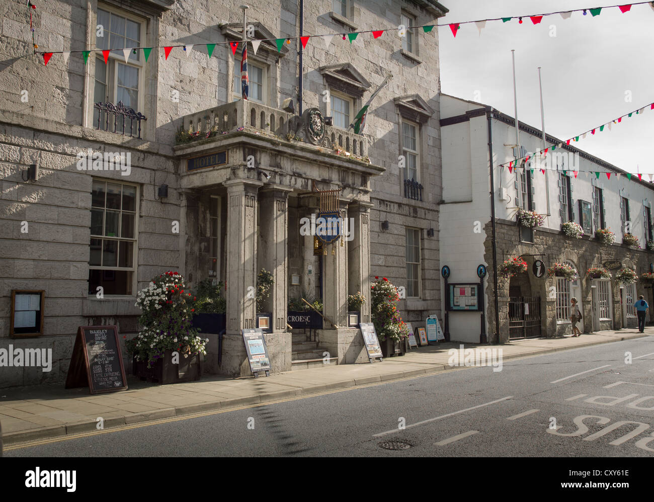 The Bulkeley Hotel in Beaumaris North Wales UK Stock Photo - Alamy