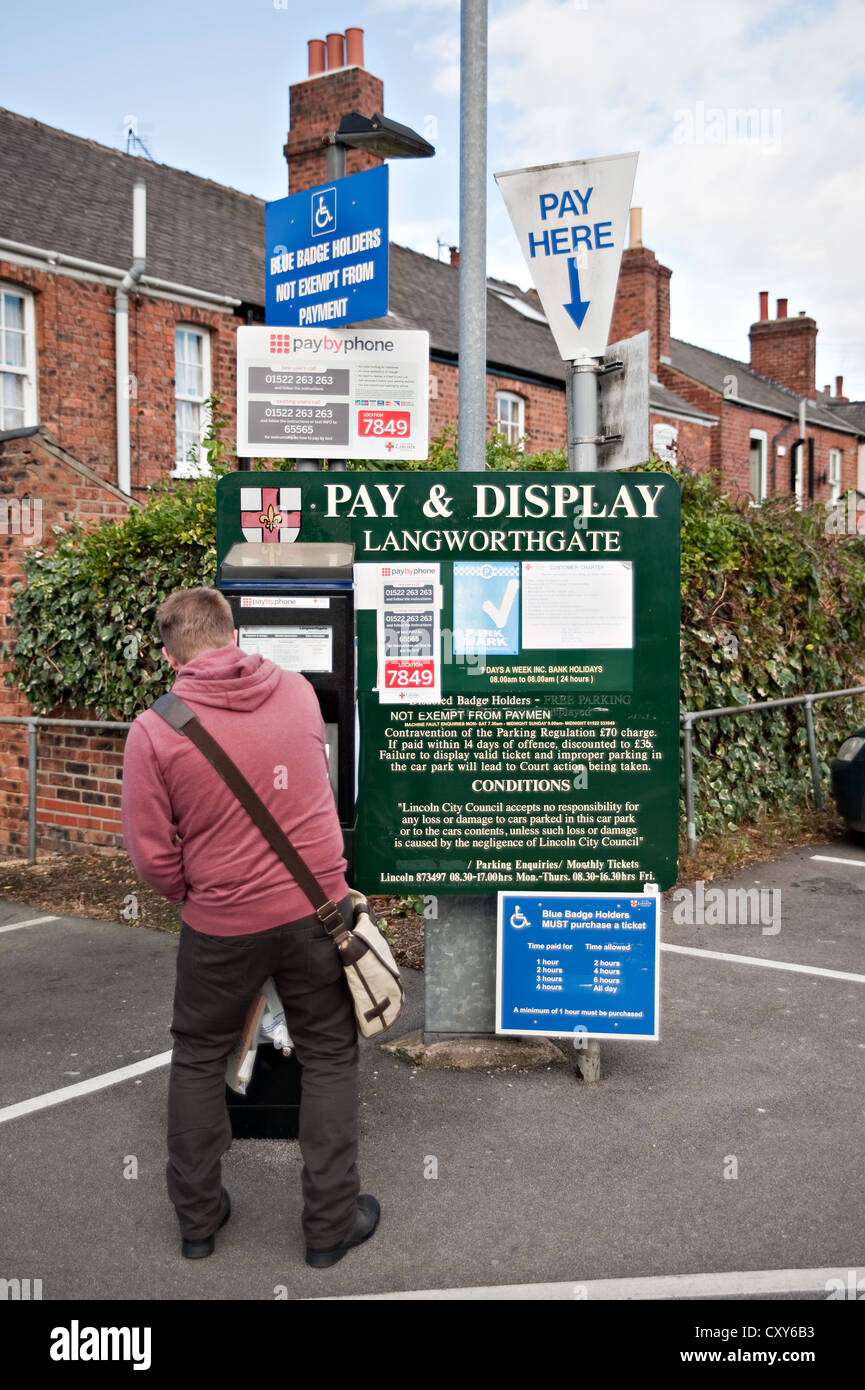 Pay and Display Machine Stock Photo - Alamy