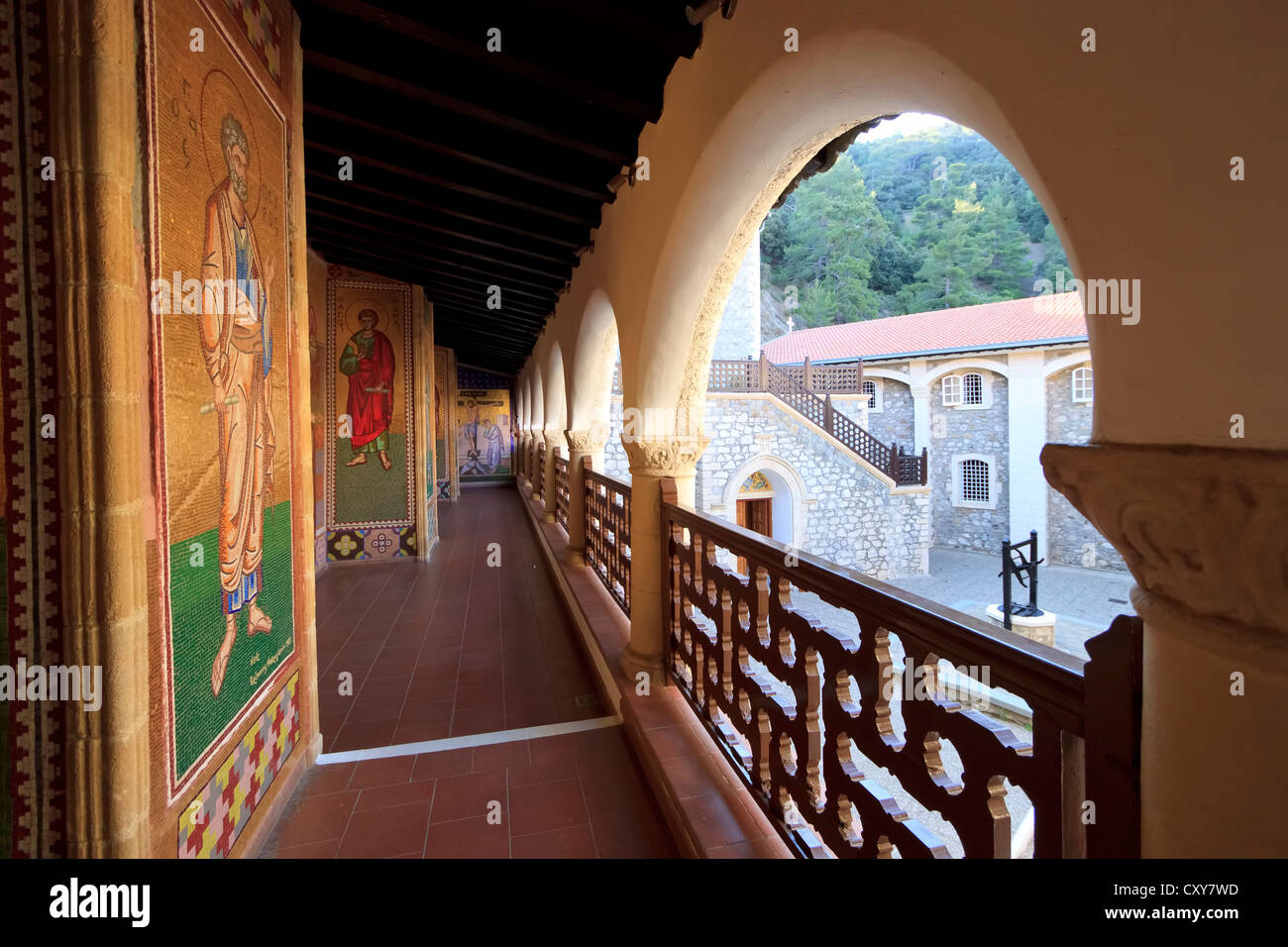 Kykkos monastery, Troodos, Cyprus Stock Photo - Alamy