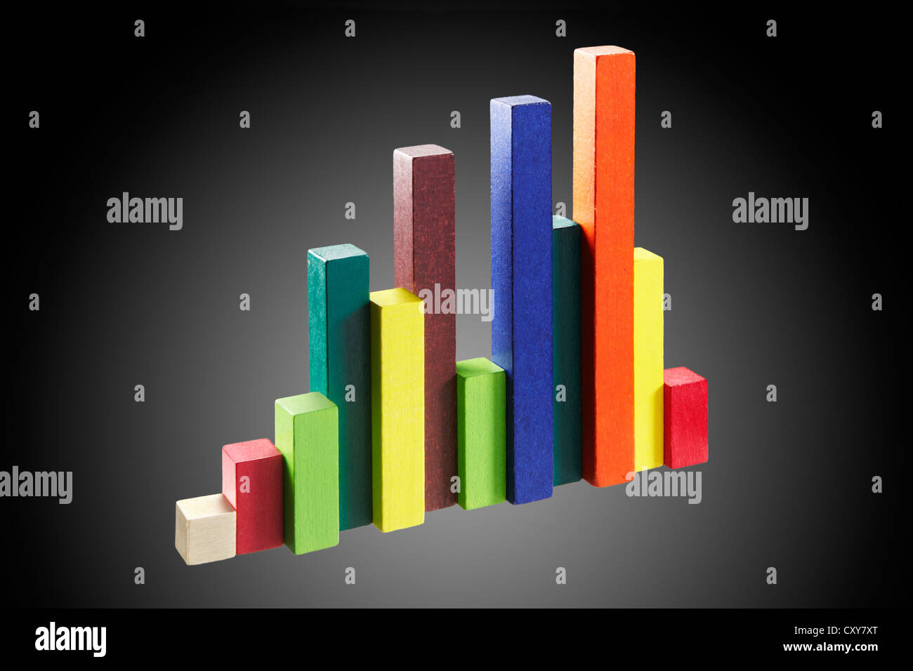 Bar chart blocks hi-res stock photography and images - Alamy