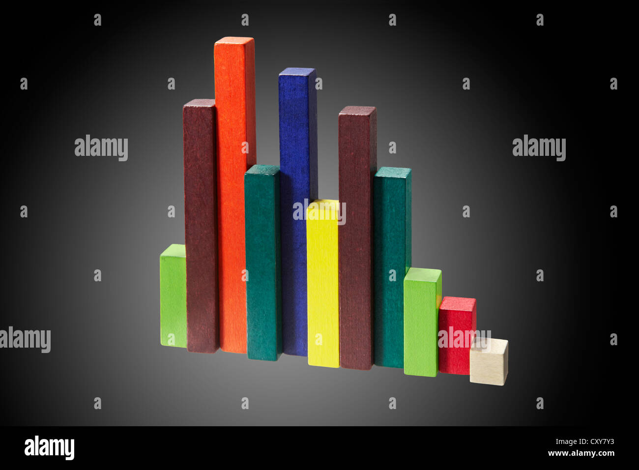 Colourful Wooden Blocks Stock Photo - Alamy