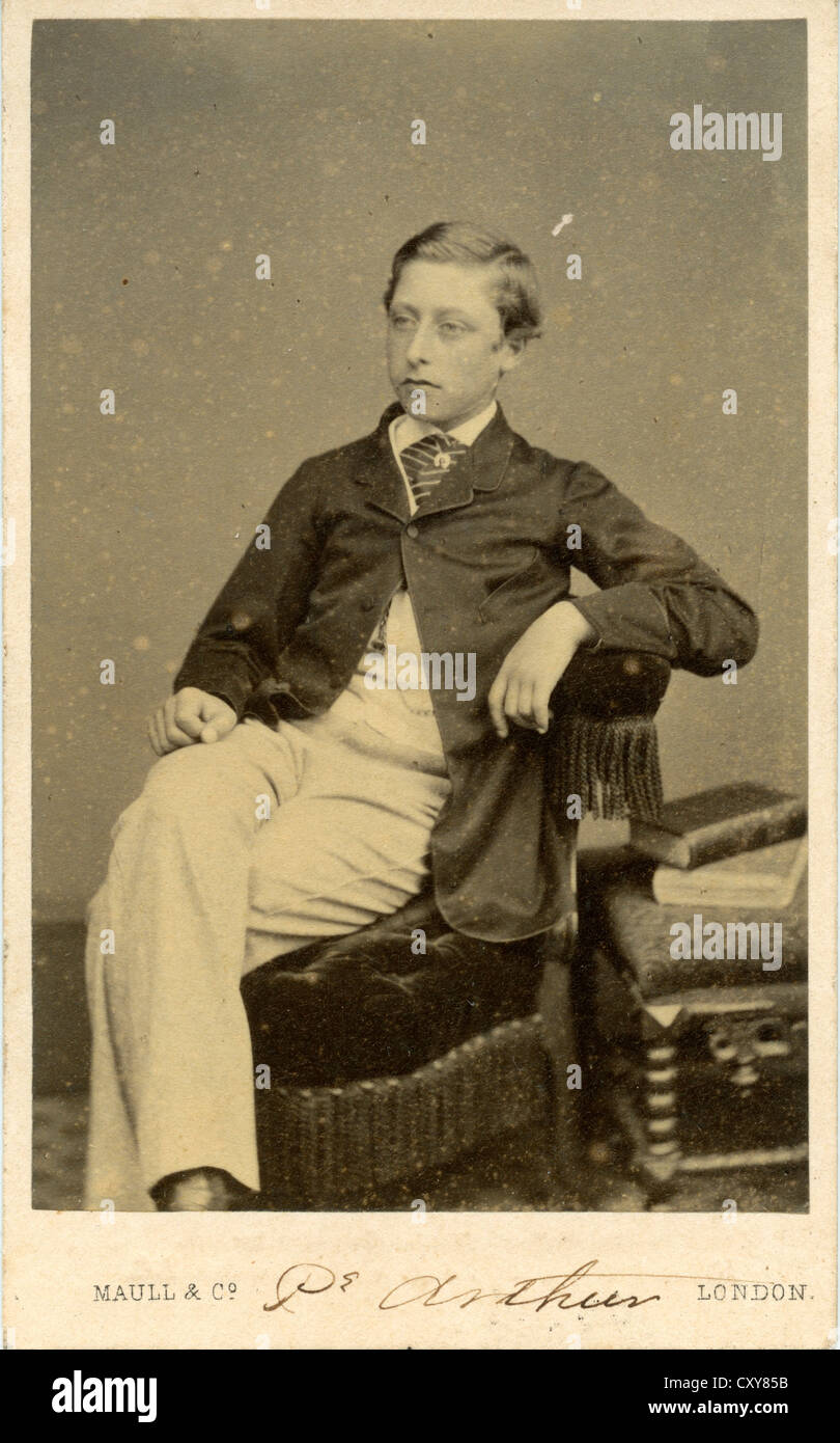 Prince Arthur, ca 1860, by Maull & Co Stock Photo - Alamy