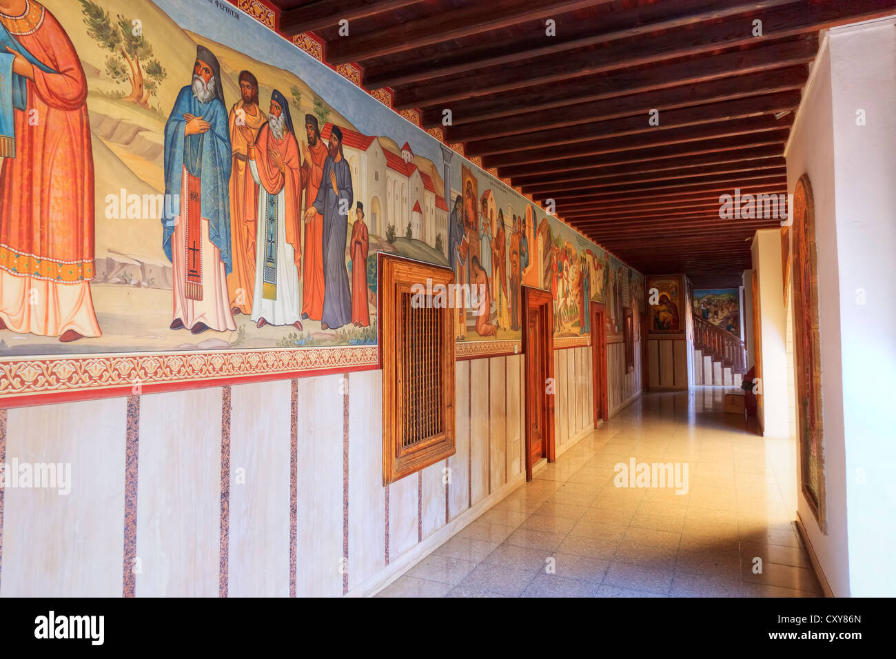 Veranda of the monastery hi-res stock photography and images - Alamy