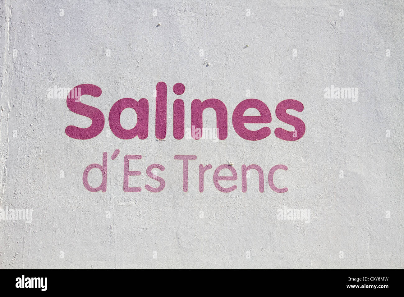 salt flats Es Trenc Mallorca Balearic Spain Stock Photo - Alamy