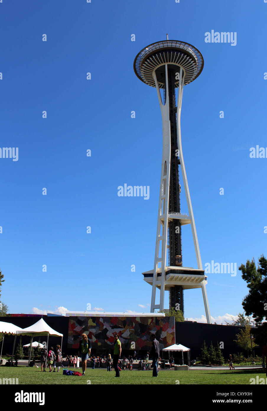 Seattle Space Needle Tower High Resolution Stock Photography and Images ...