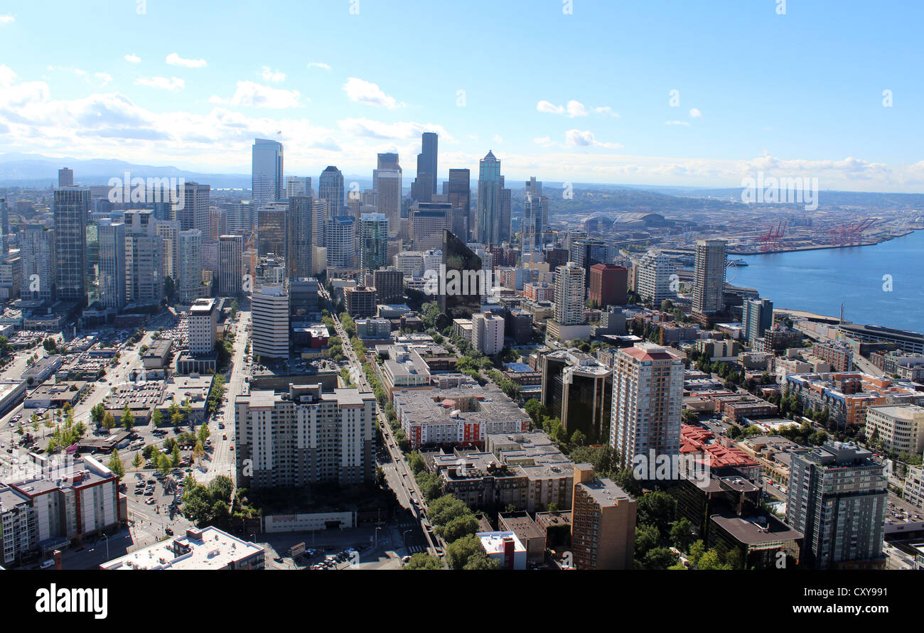Seattle skyline, Seattle, Washington, USA Stock Photo - Alamy