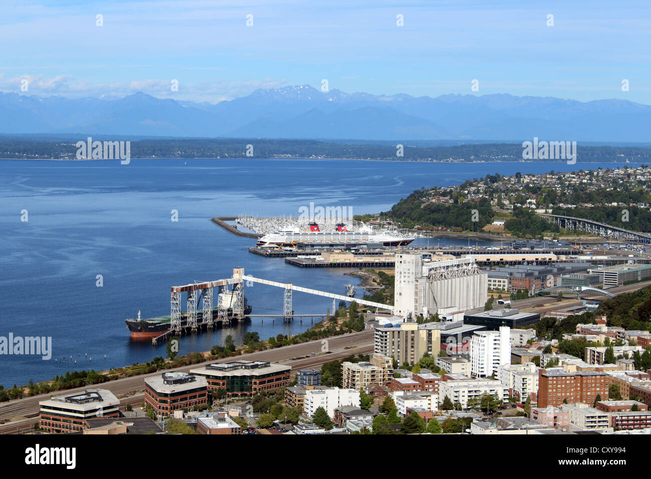 Seattle port Seattle, Washington, USA Stock Photo - Alamy